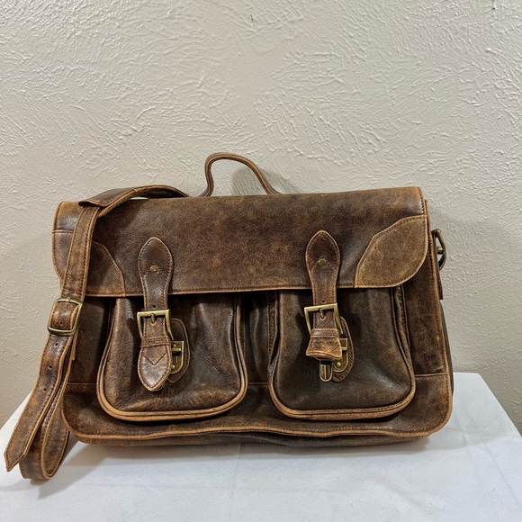 Scully | Bags | Sculls Aero Squadron Vintage Leather Satchel | Poshmark